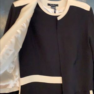 ECI | Dresses | Eci Black Silk Midi Dress Jacket Set Tall | Poshmark